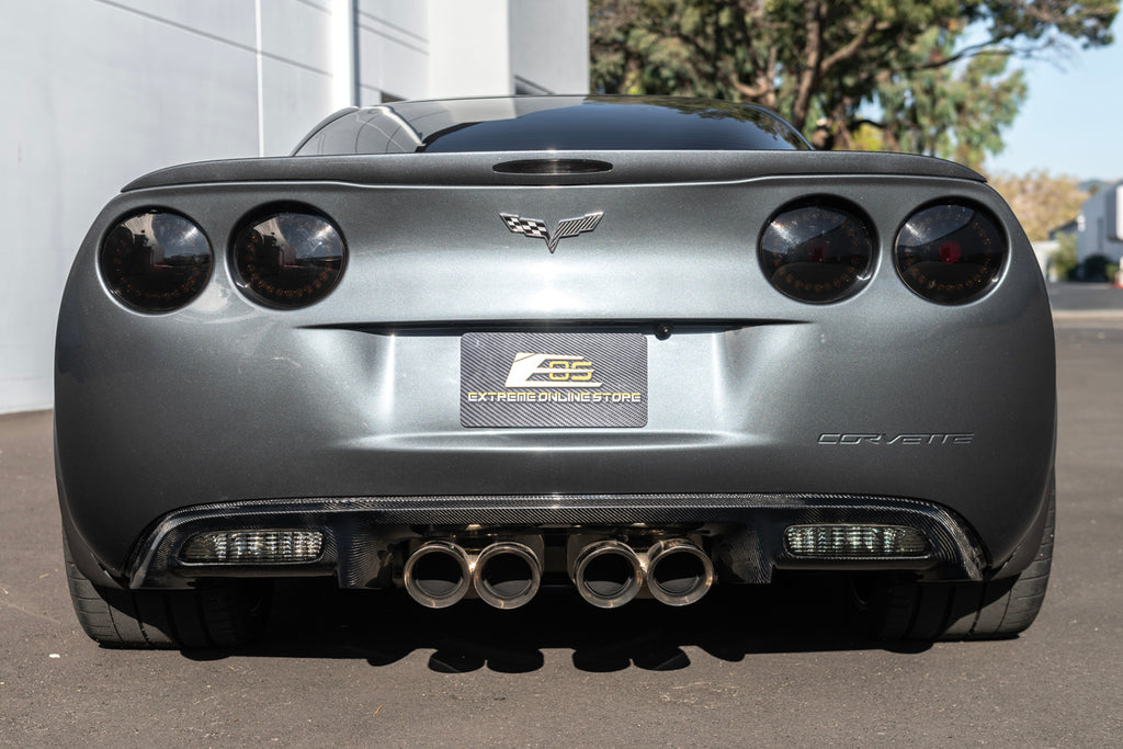 2005 - 2013 C6 Corvette EOS Carbon Fiber Rear Diffuser – Vette Lights
