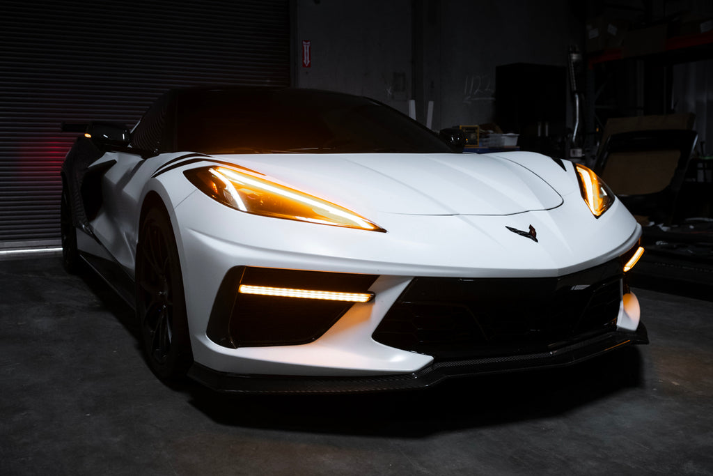2020-2023 C8 Corvette EOS LED DRL Grille Bezel Light Bars – Vette Lights
