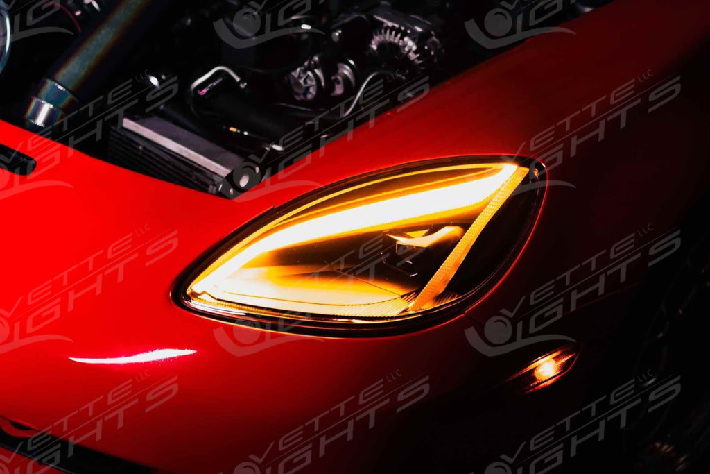 2005-2013 C6 Corvette Morimoto Gen 2 XB LED (GTR Carbide) C8-Style Hea ...