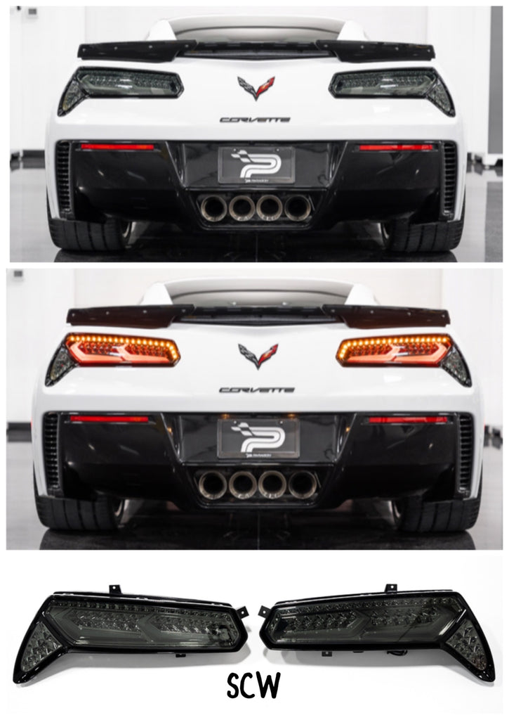 2014-2019 C7 Corvette C8-Style Sequential LED Tail Lights [Auto Revita ...